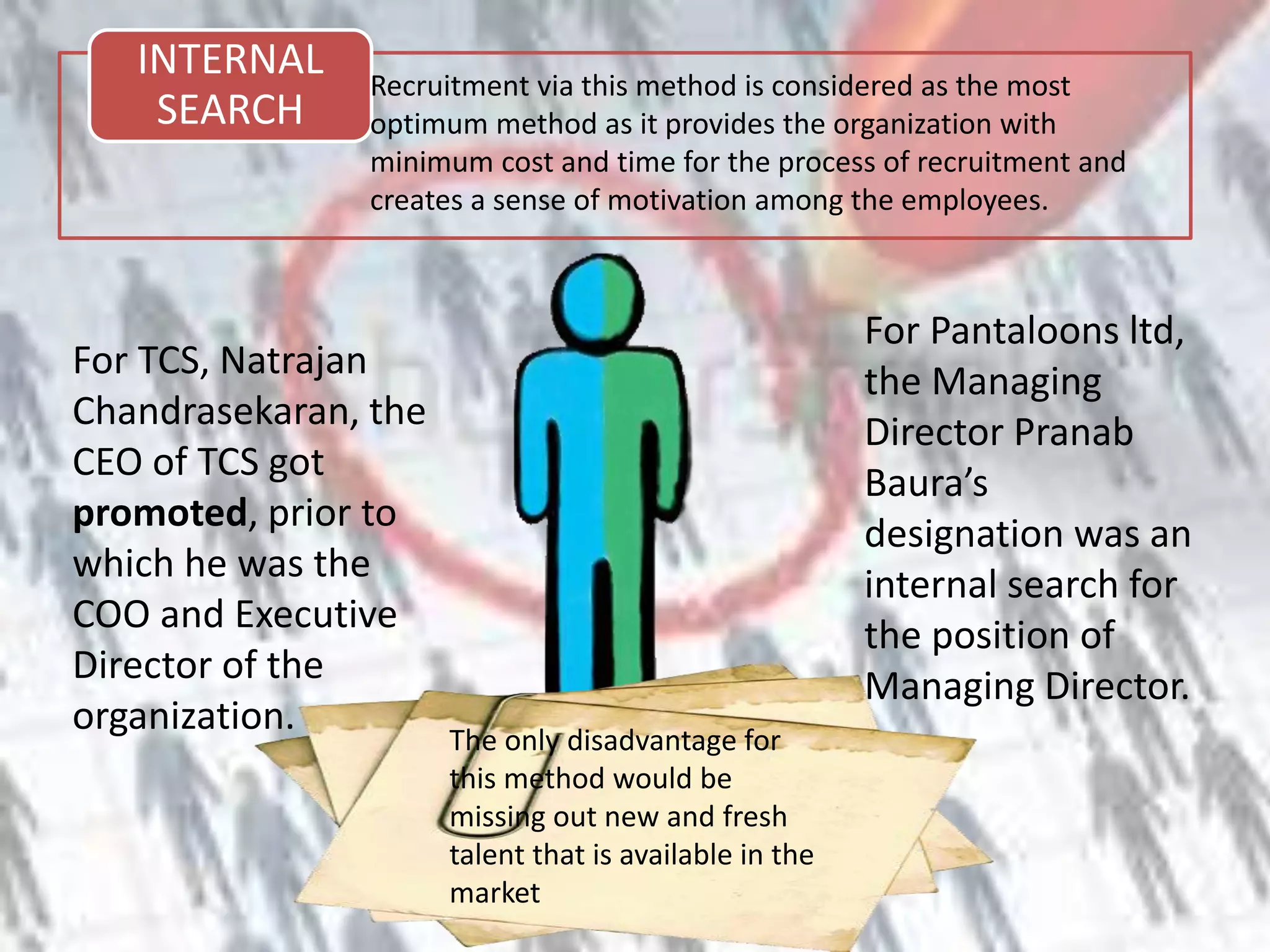 HUMAN RESOURCE MANAGEMENT POLICIES OF TCS AND PANTALOONS | PPTX