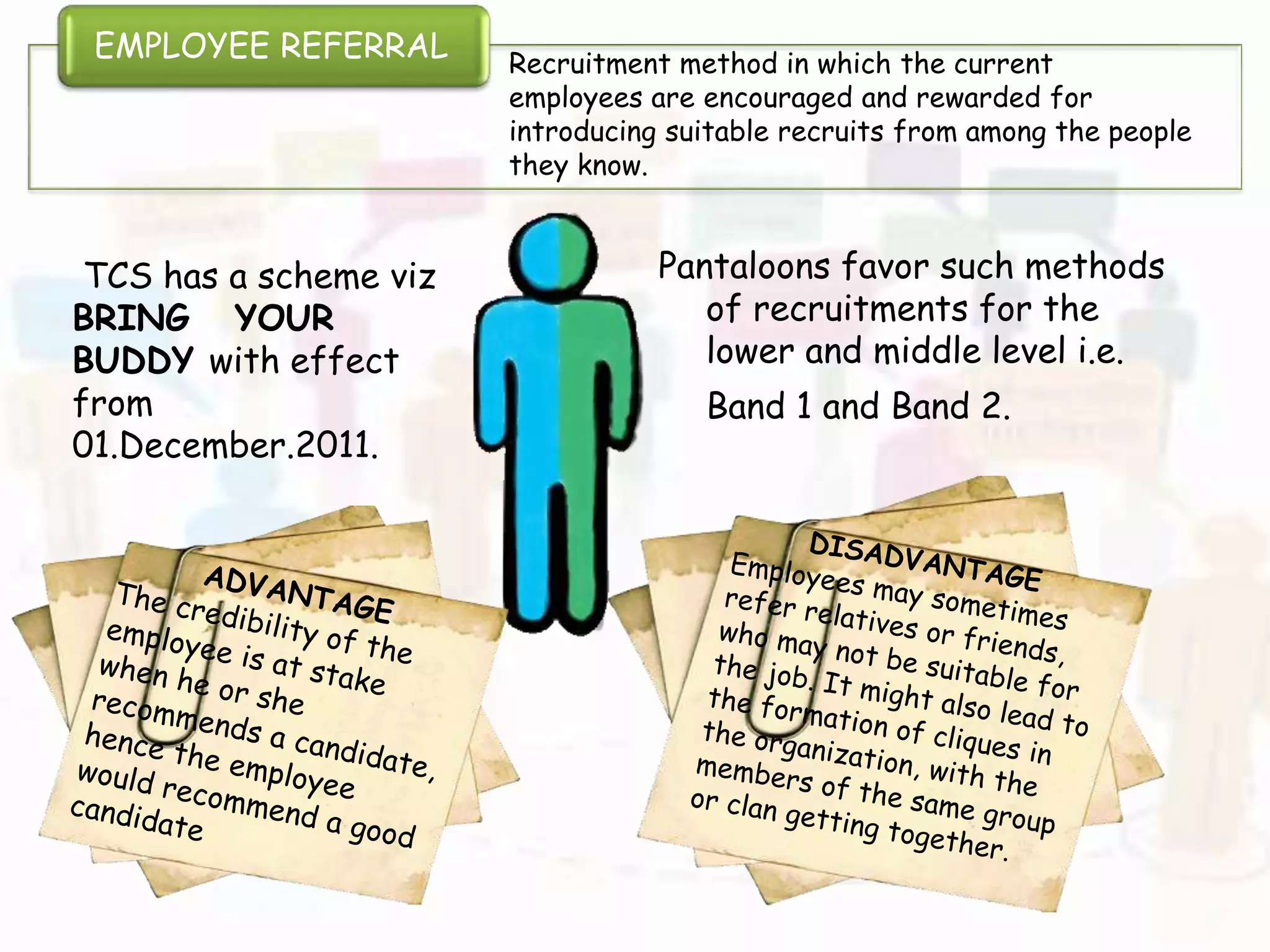 HUMAN RESOURCE MANAGEMENT POLICIES OF TCS AND PANTALOONS | PPTX