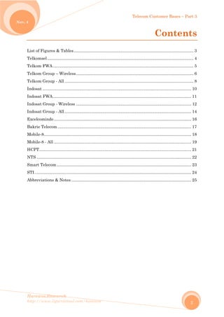 Telecom Customer Bases – Part 3 | PDF