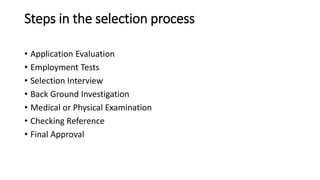 Selecting of middle level manager/ officers in Commercial bank in Bangladesh | PPT