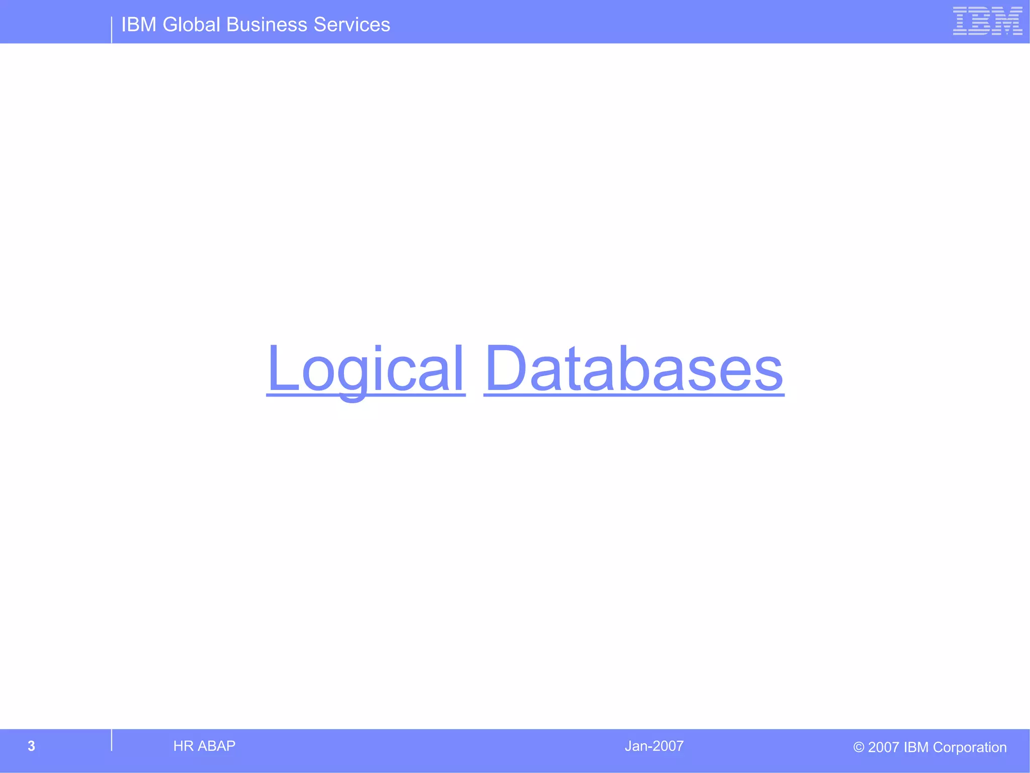 HR ABAP Technical Overview | http://sapdocs.info/ | PPT