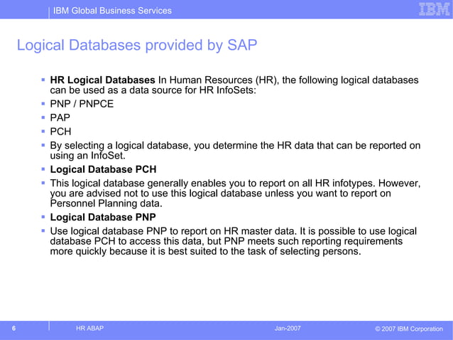 HR ABAP Technical Overview | http://sapdocs.info/ | PPT