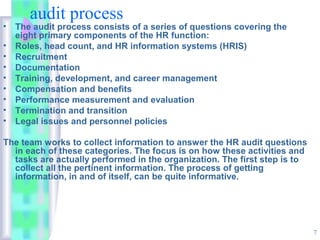 Hr audit scope and objective | PPT