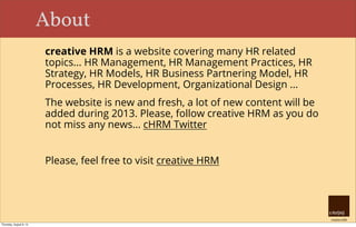 HR Business Partner: Roles and Responsibilities | PDF