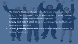 Human Resource Management - Different Interview Techniques | PDF
