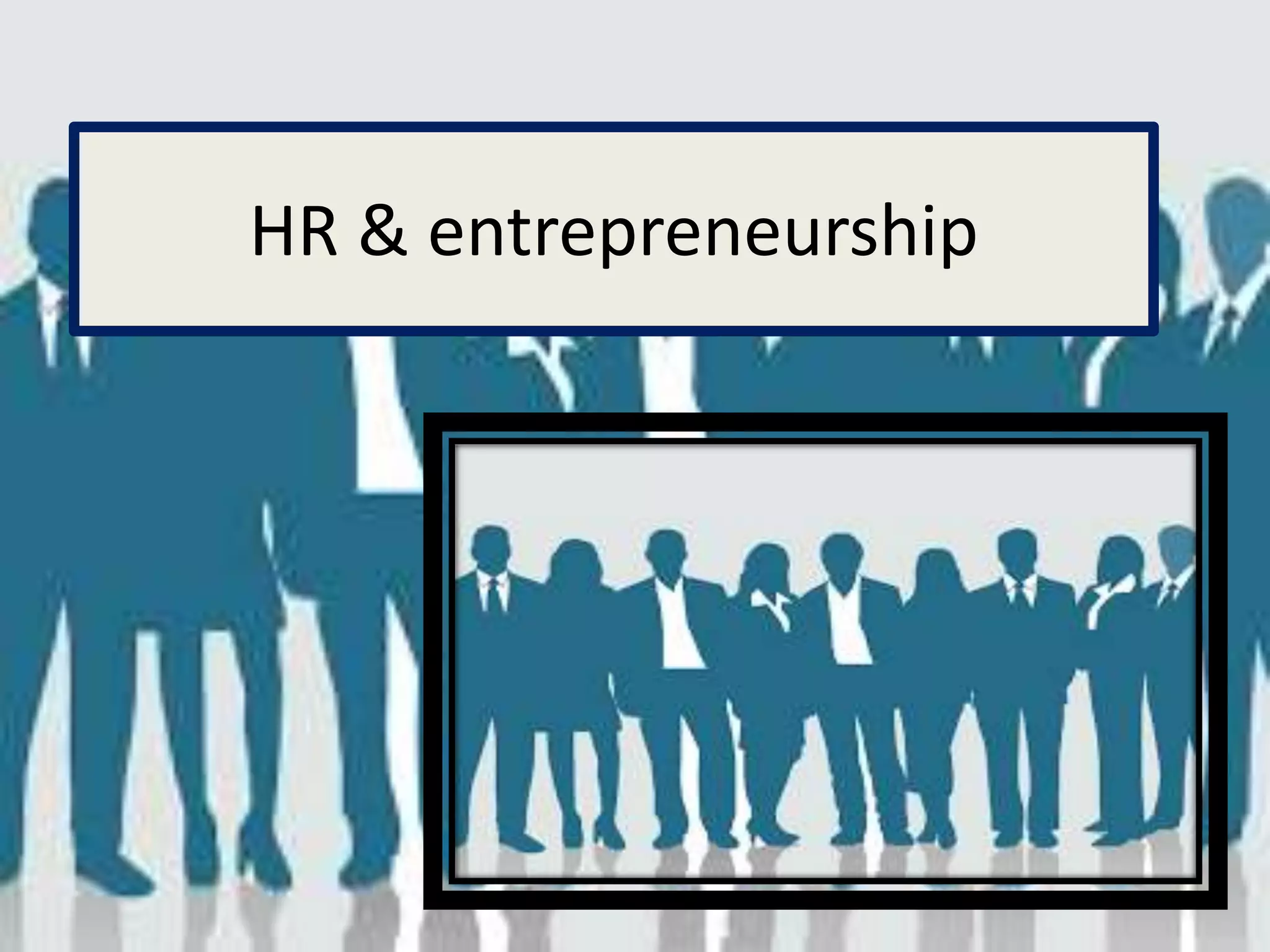 Hr entrepreneurship | PPTX