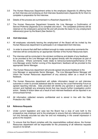 Hr exit procedure | PDF