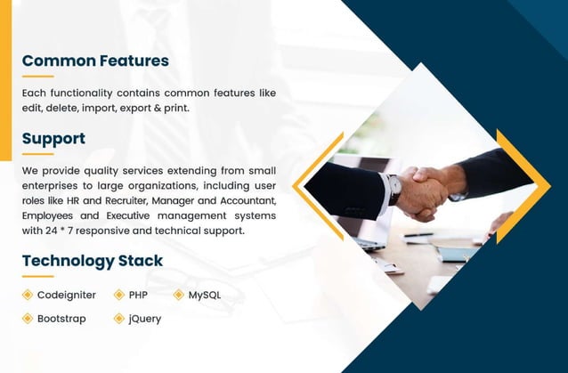 HRMS Product by Panoramic Infotech | PPT