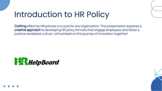 hr-policy-format , How to Write Policies and Procedures Template | PDF