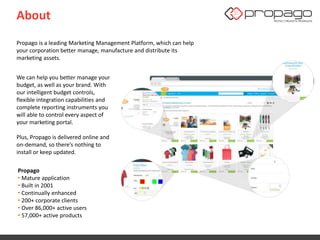 Marketing Management Platform | Propago | PPTX