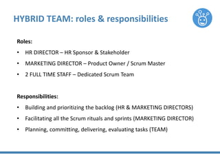 Agile HR: Transforming a Human Resources Team Using Scrum | PDF