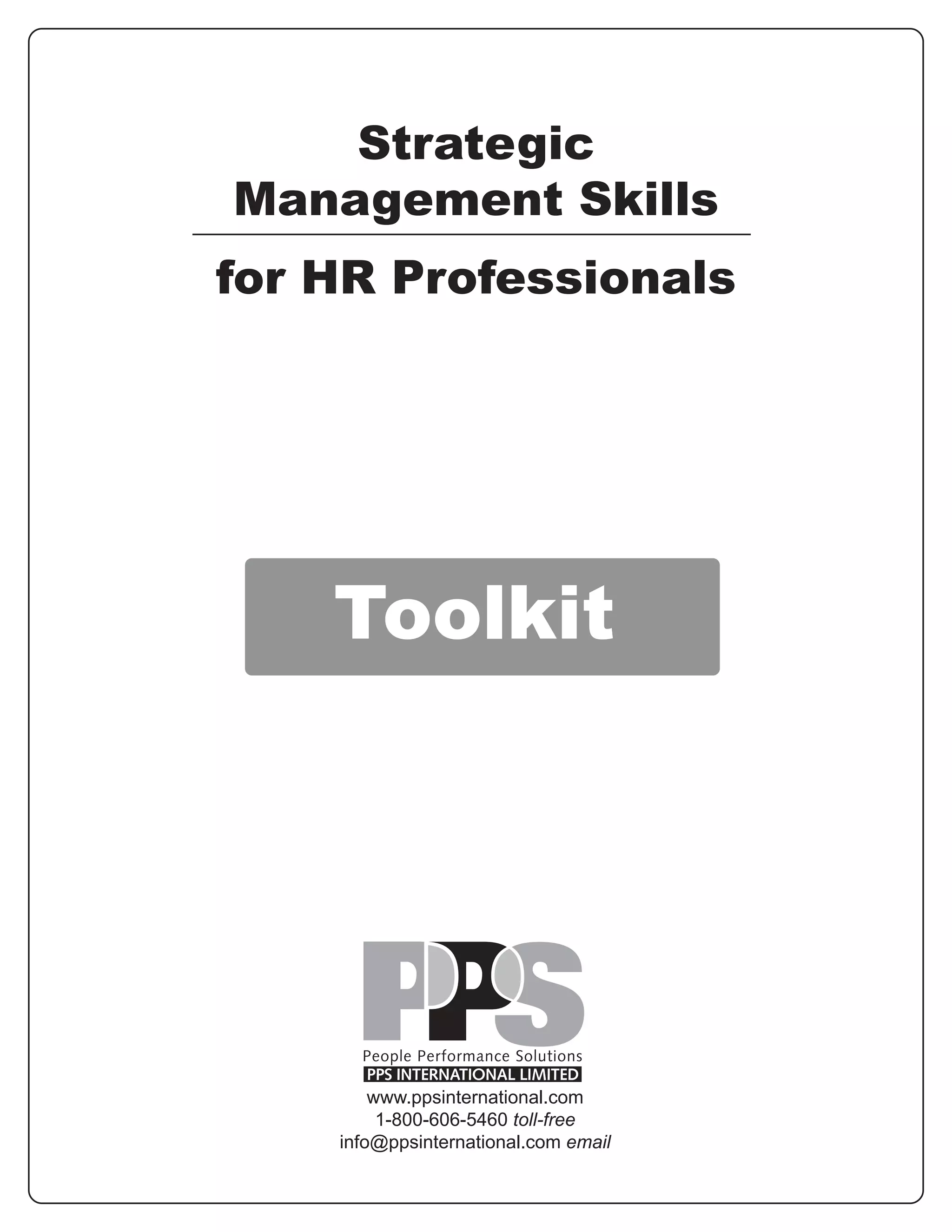 Hr strategic-planning-tools | PDF