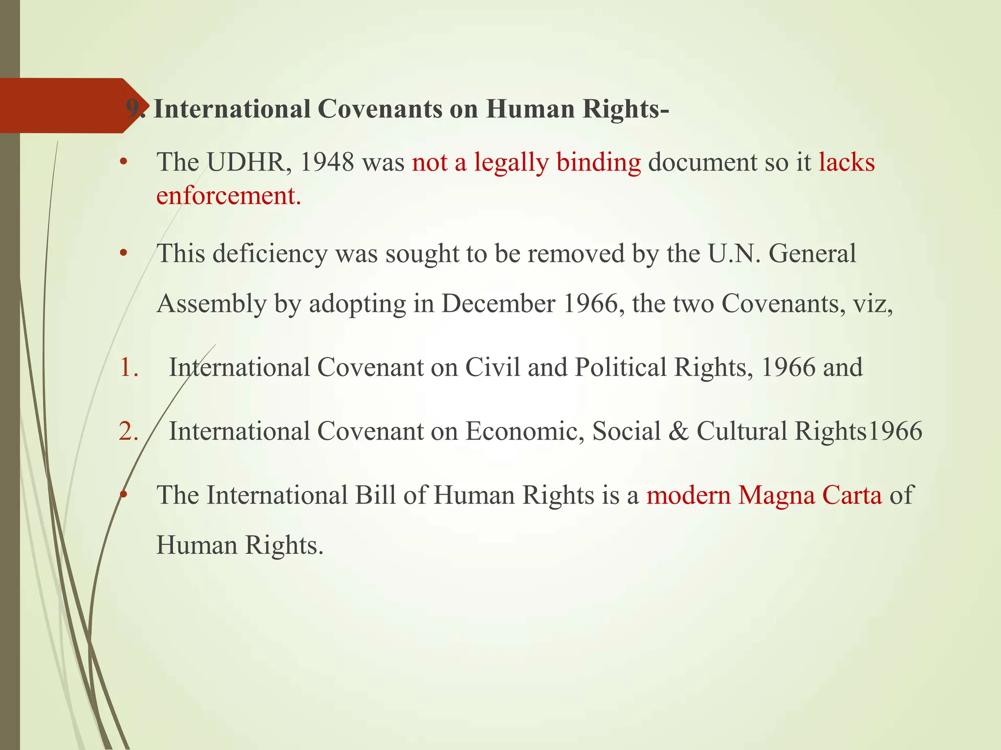 Human Rights- Unit wise Jurisprudence of Human Rights Its nature ...