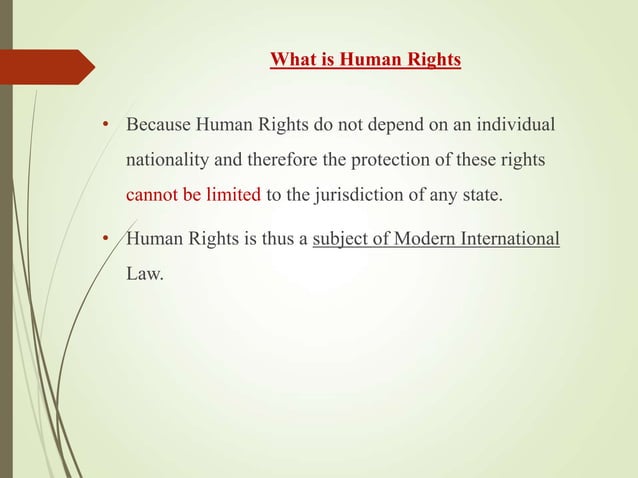 Human Rights- Unit wise Jurisprudence of Human Rights Its nature ...