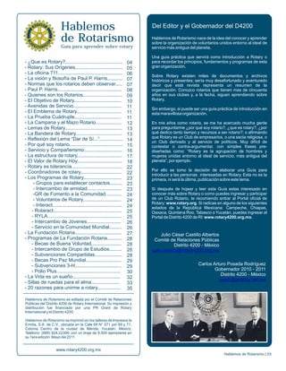 Hablemos de Rotary | PDF