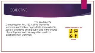 Workmen Compensation Act 1923 | PPTX