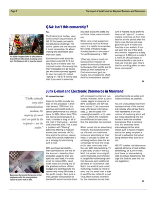 Junk E-mail in Maryland | PDF