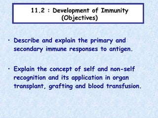 Hr 4 development of immunity | PPT