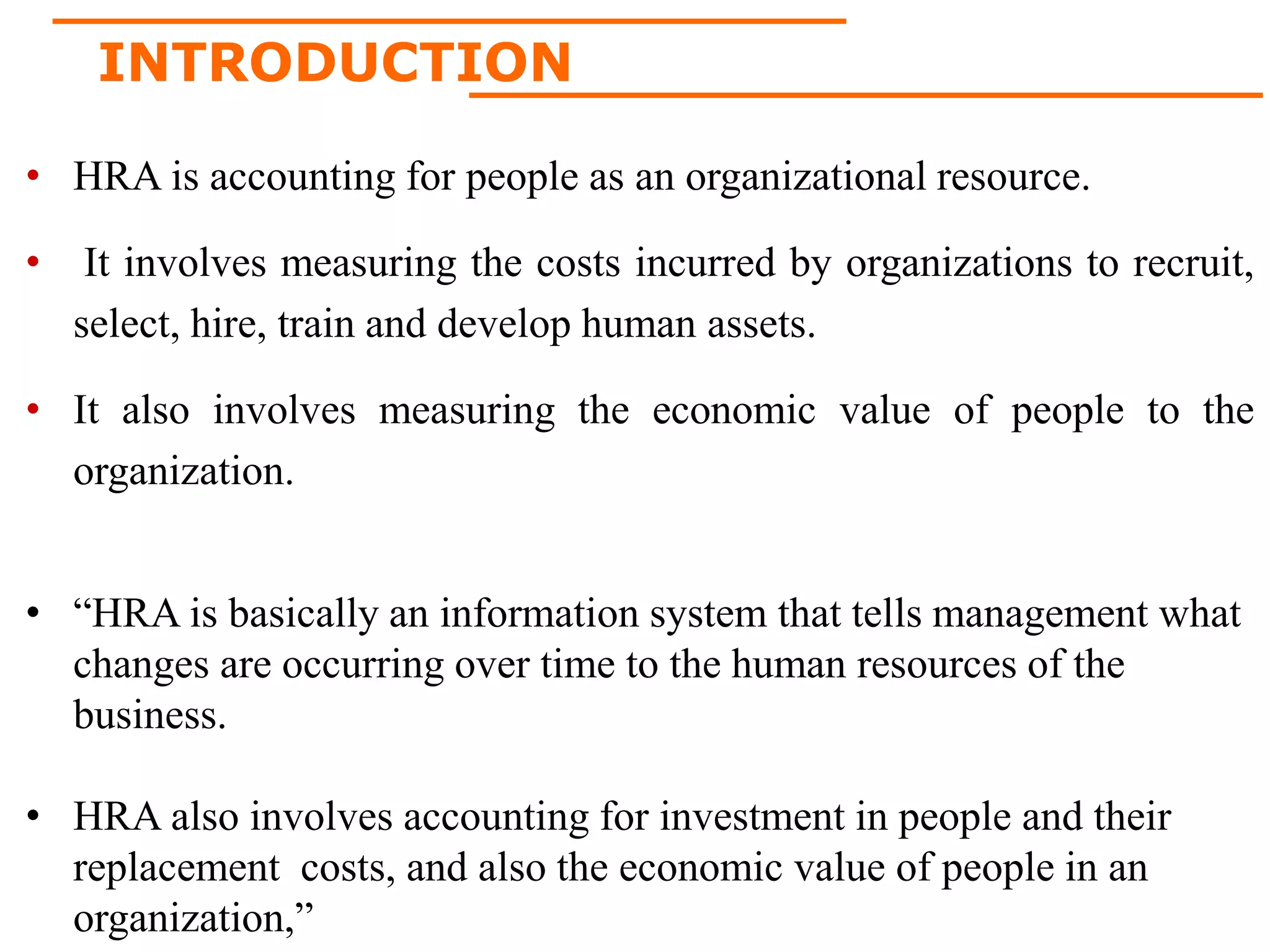 human resource accounting | PPT
