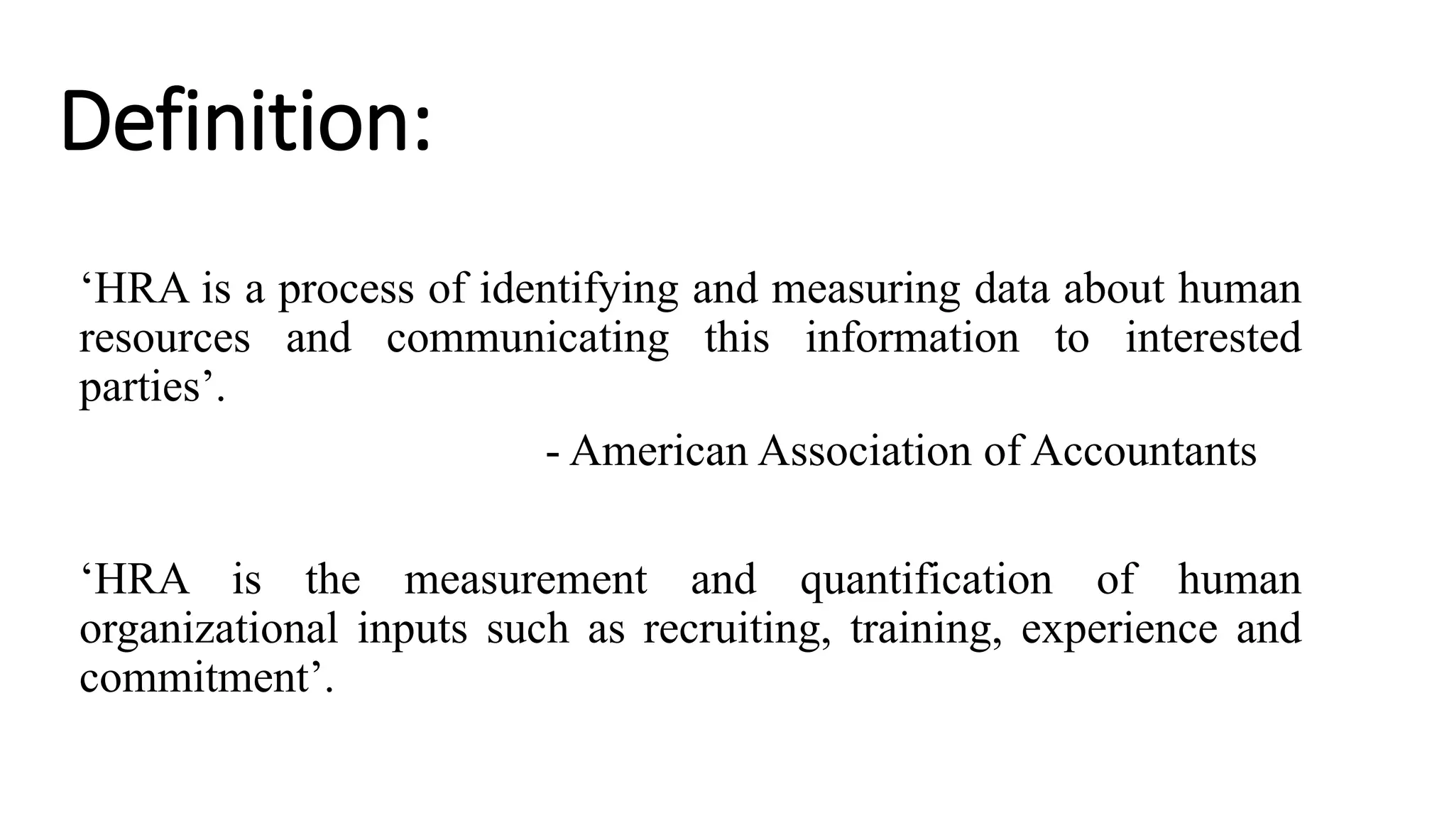 Human Resource Accounting | PPTX