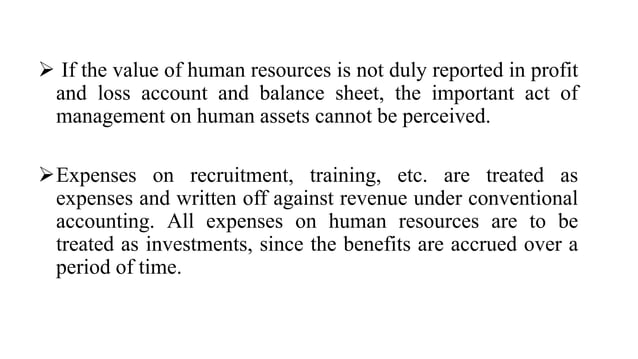 Human Resource Accounting | PPTX