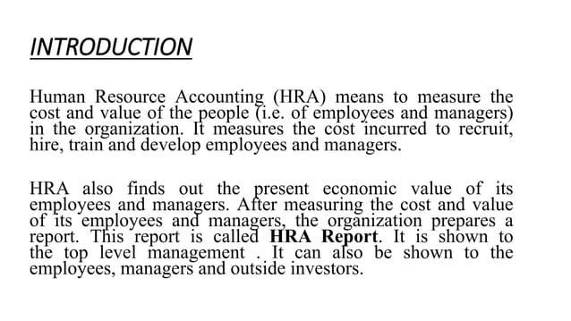 Human Resource Accounting | PPTX
