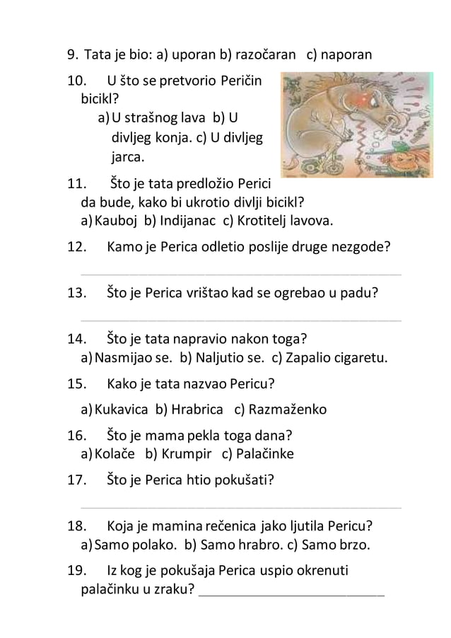 Hrabrica - lektira za 2. razred | DOCX