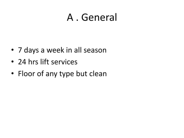 HRACC 5 Star Hotel Design Requirements,India | PPTX