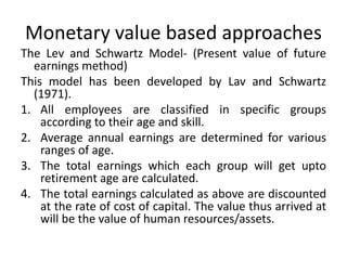 Human resource accounting notes for mba hr | PPTX