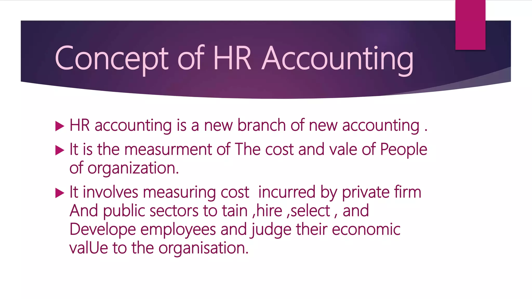 HR accounting and auditing | PPTX