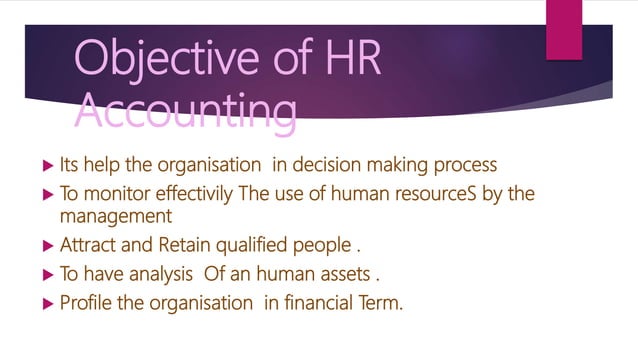 HR accounting and auditing | PPTX | Human Resources | Business