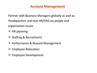 Hr account management | PPT