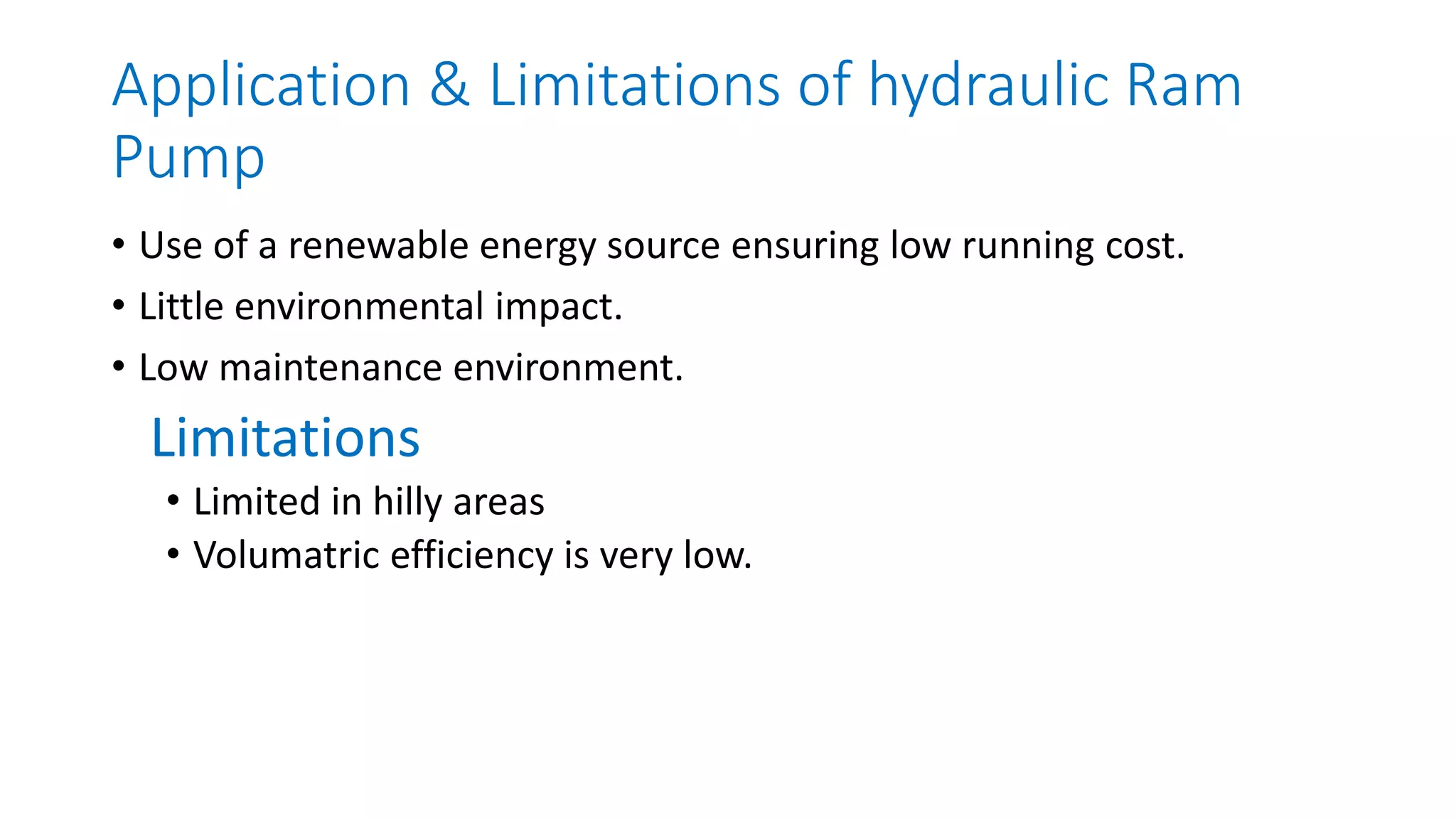 Hydraulic Ram project | PPTX | Science