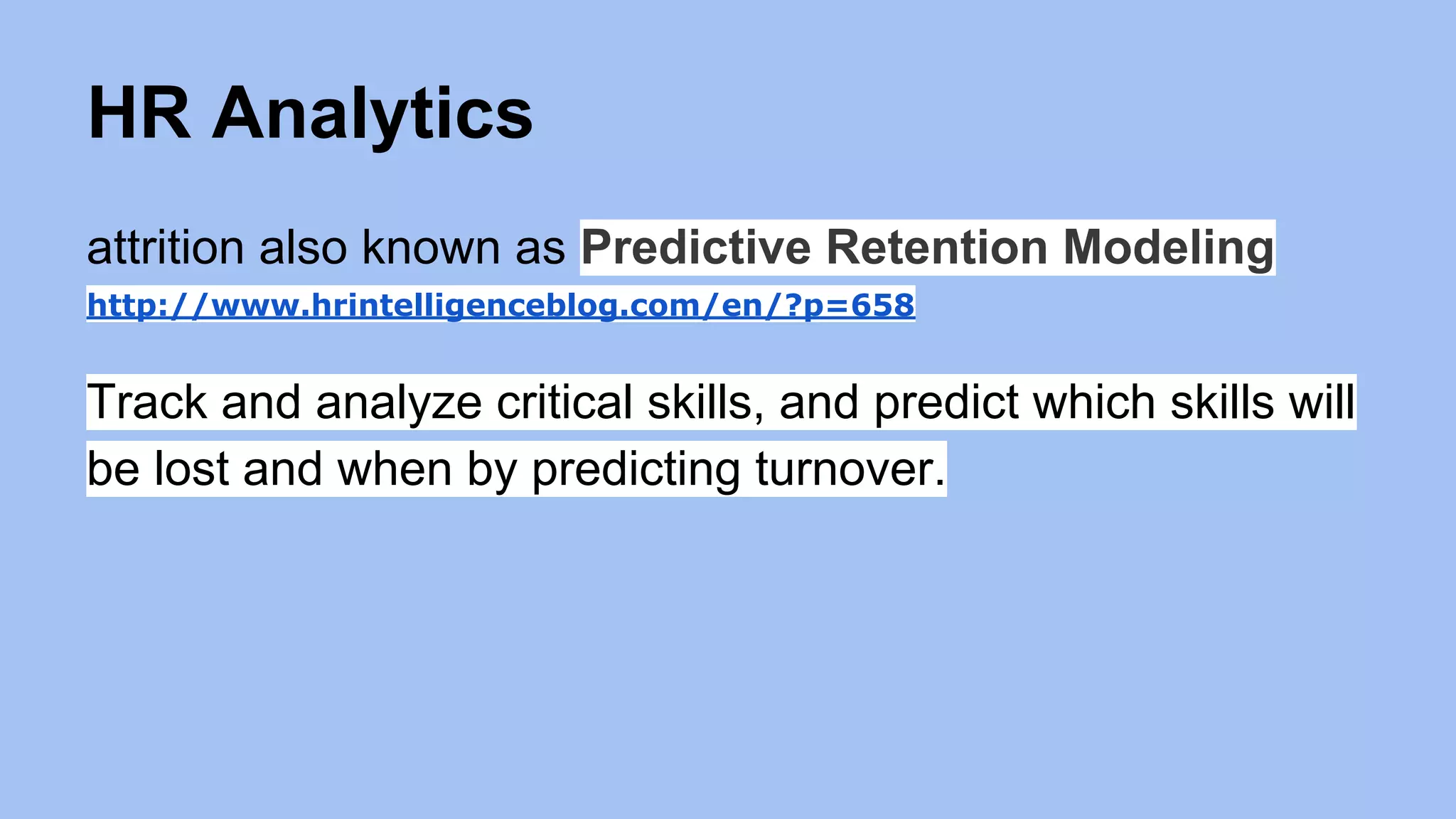 An introduction to HR analytics | PDF