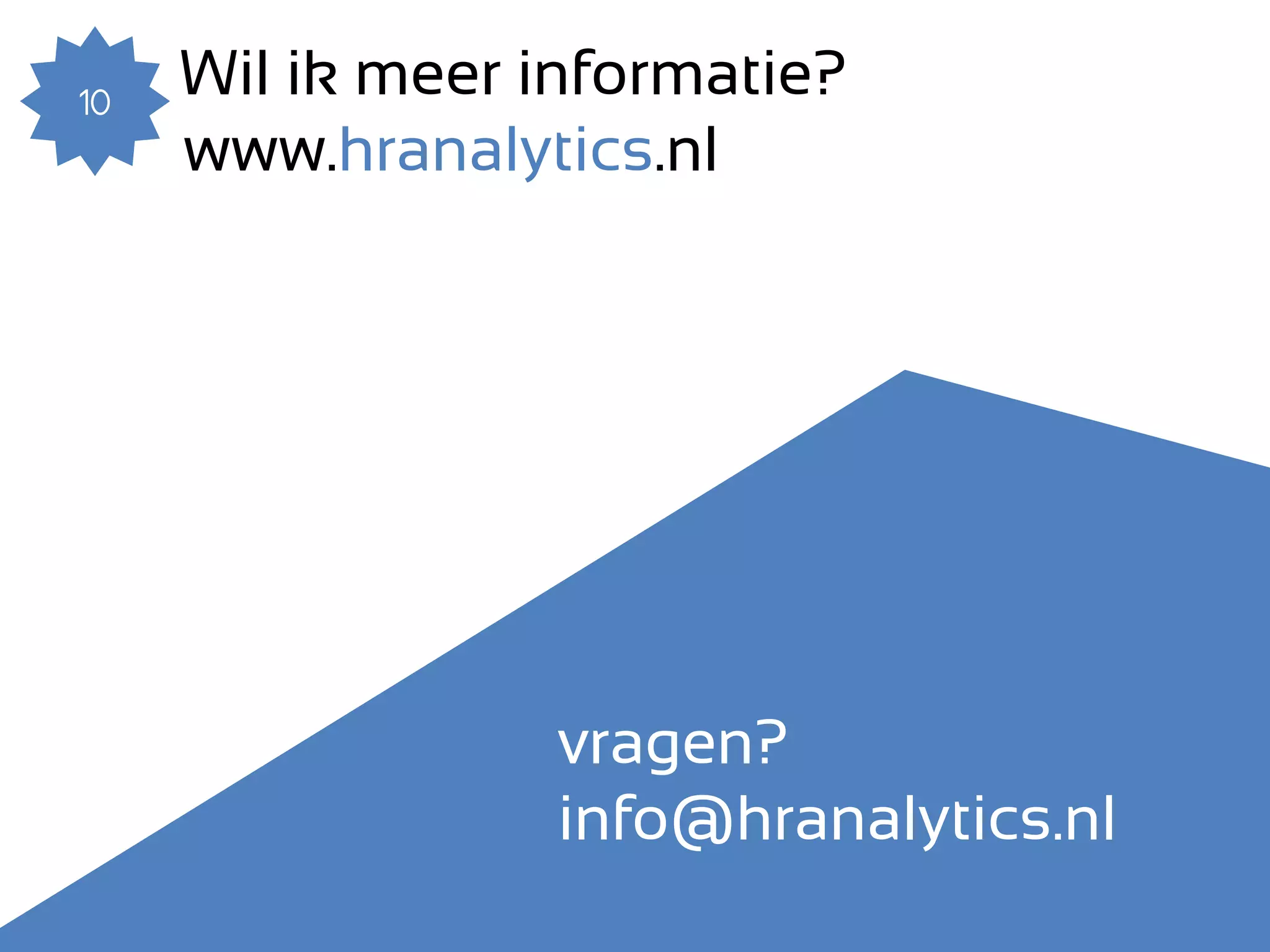 Hr analytics 10_vragen | PDF