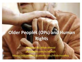 Older People and Human Rights | PPTX