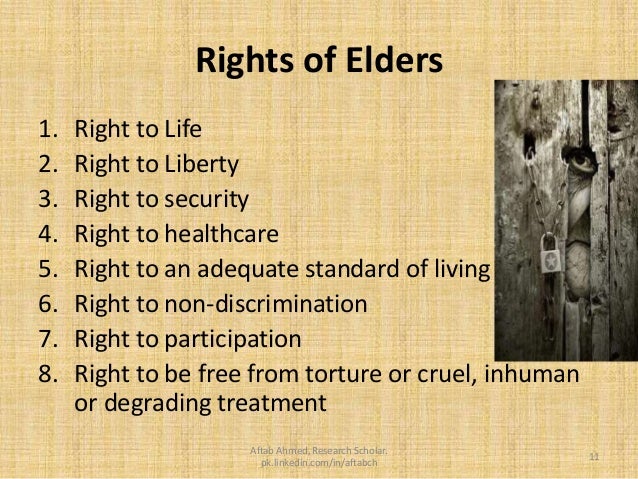 Older People and Human Rights
