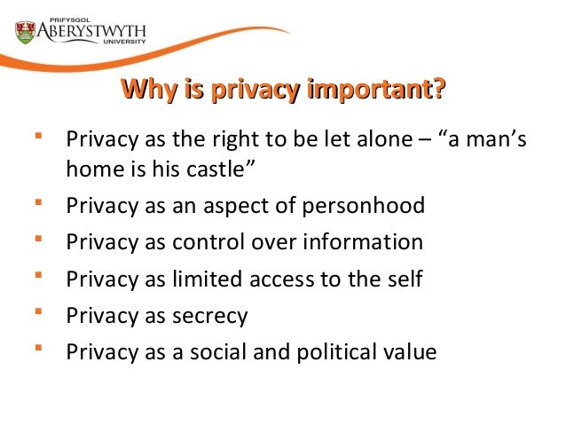 Privacy in a Human Rights and Social Justice Context