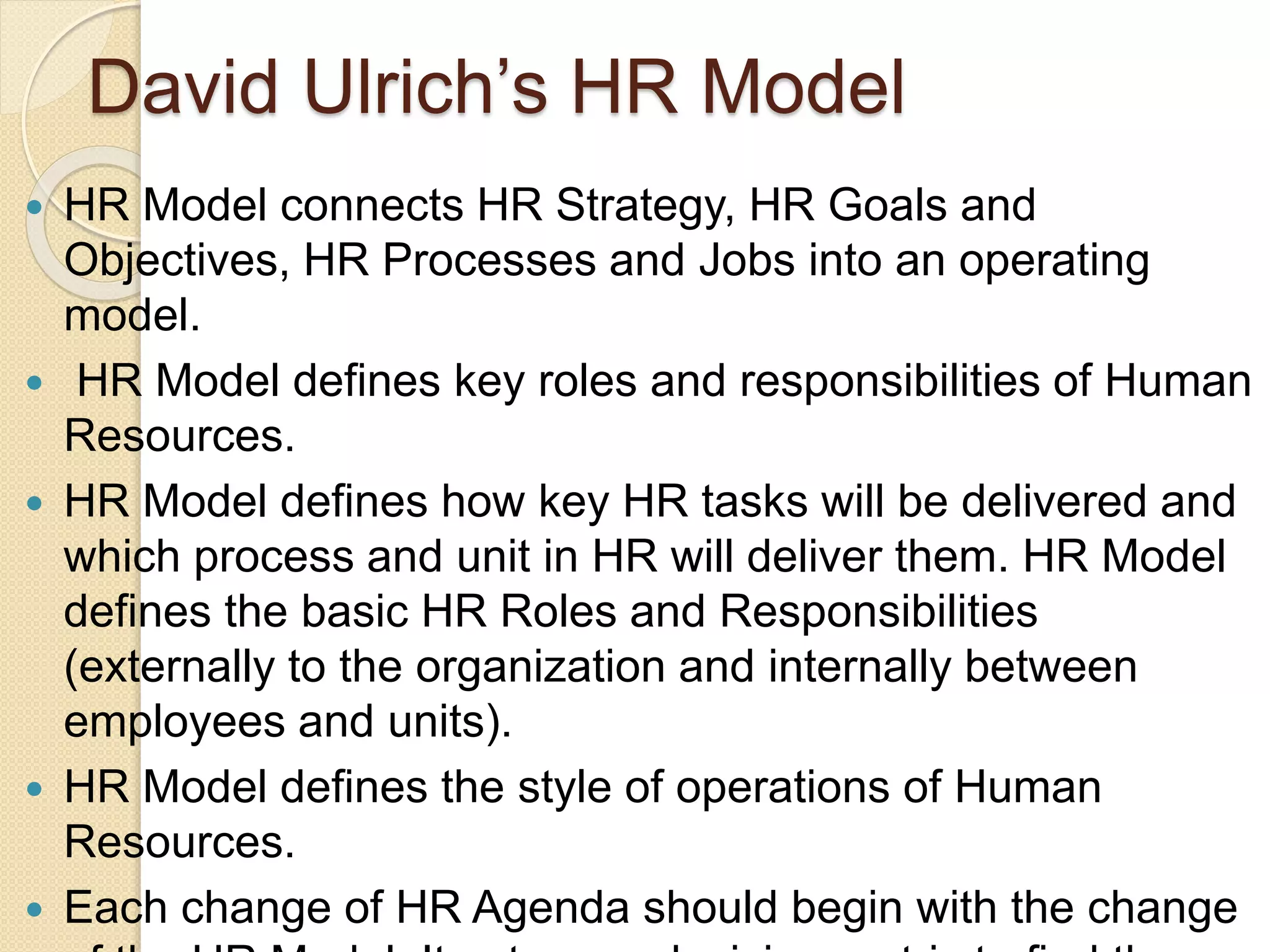 Hr as a business partner | PPTX