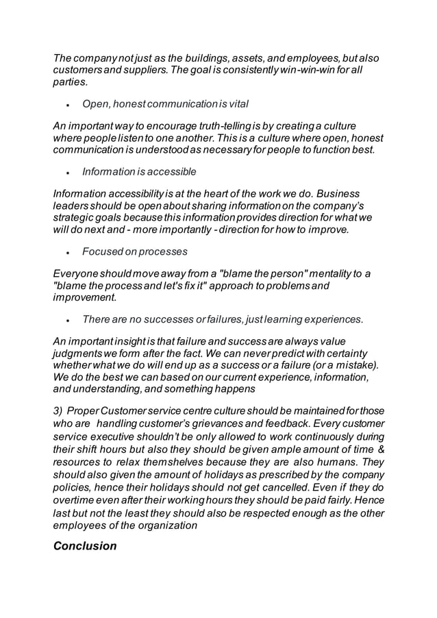 Advisory note on 'organizational culture' of DND | PDF