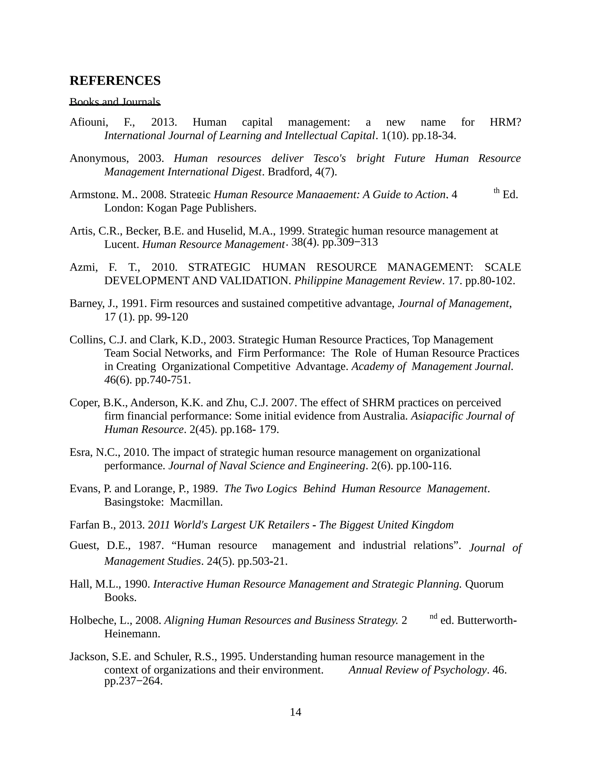 HR Management Assignment Sample | PDF