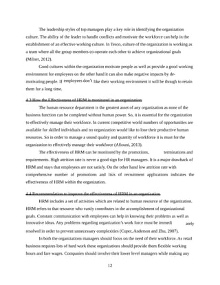 HR Management Assignment Sample | PDF