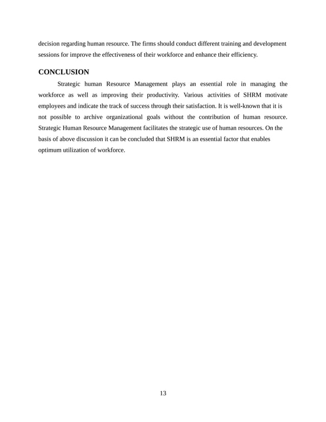 HR Management Assignment Sample | PDF | Human Resources | Business