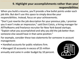 Hr associate resume sample pdf ebook | PPTX