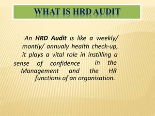 Human Resource Audit Introduction and brief | PPTX