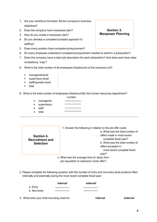 Hr audit questionnaire | DOC