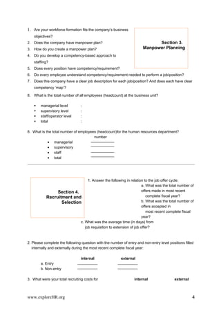 Hr Audit Questionnaire | DOC