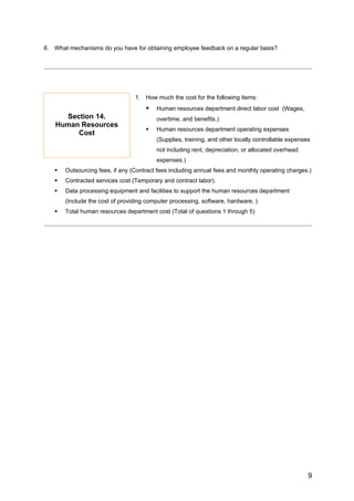 Hr audit questionnaire copy | DOC