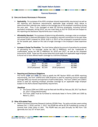 Health Reform Bulletin 124 | Qualified Small Employer HRAs and Year-end ...