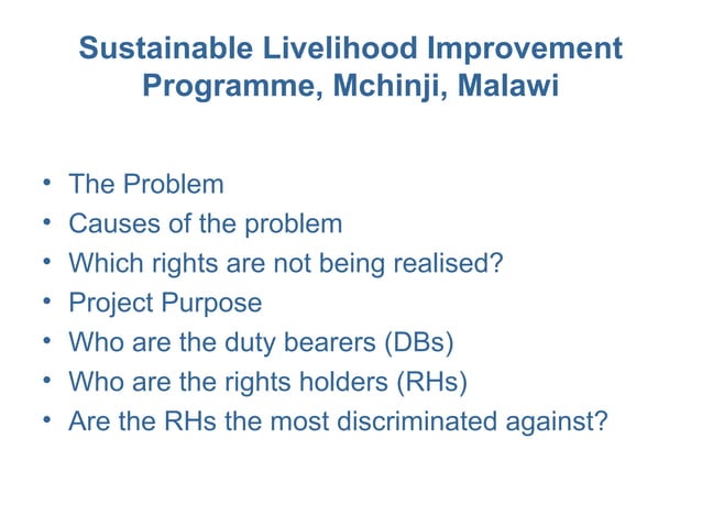 HRBD Needs Vs Rights | PPT